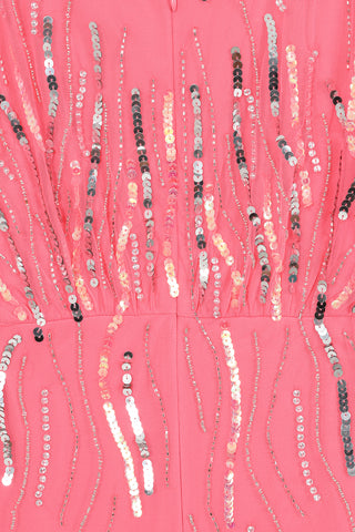 Mabel Strawberry Embellished Maxi Dress – Frock and Frill